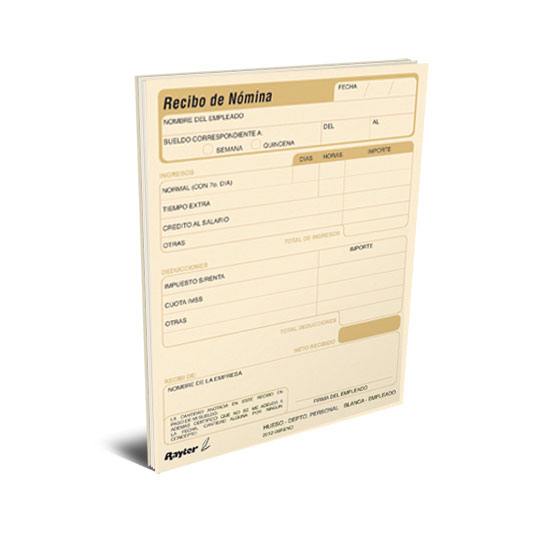 Office Target - Recibo de nomina Rayter, tamaño carta, c RAYTER ...