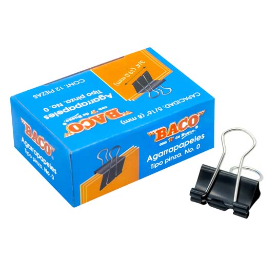 Office Target - Broche Baco tipo pinza no.0, 1 caja con1 BACO ...