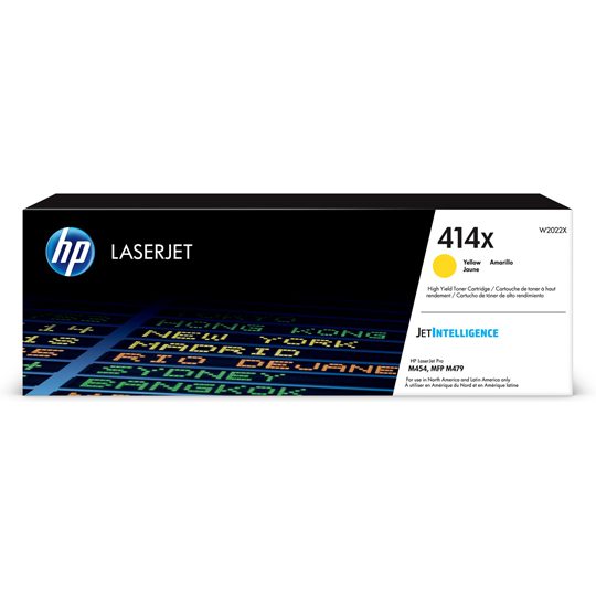 Office Target - HP 414x yellow laserjet toner cartridge HP - Papelería ...